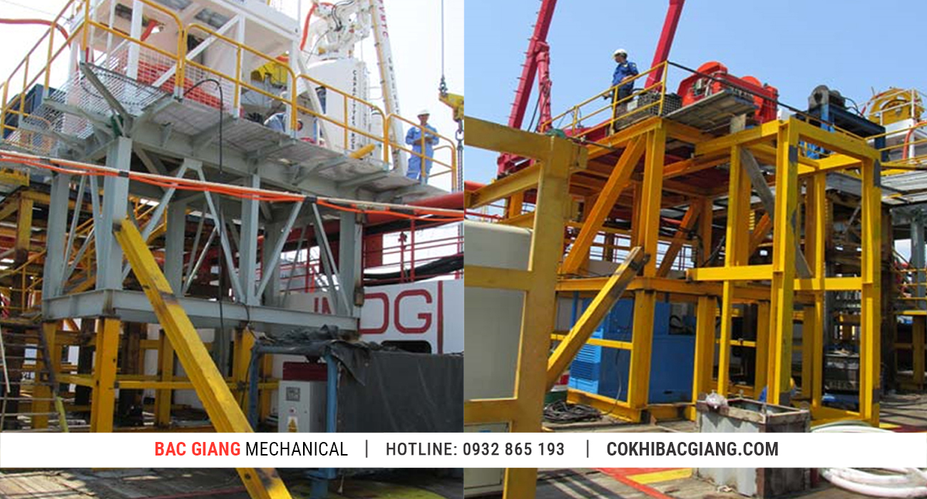 Lắp đặt ROV trên tàu Crest Argust 1 - Cơ Khí Bắc Giang